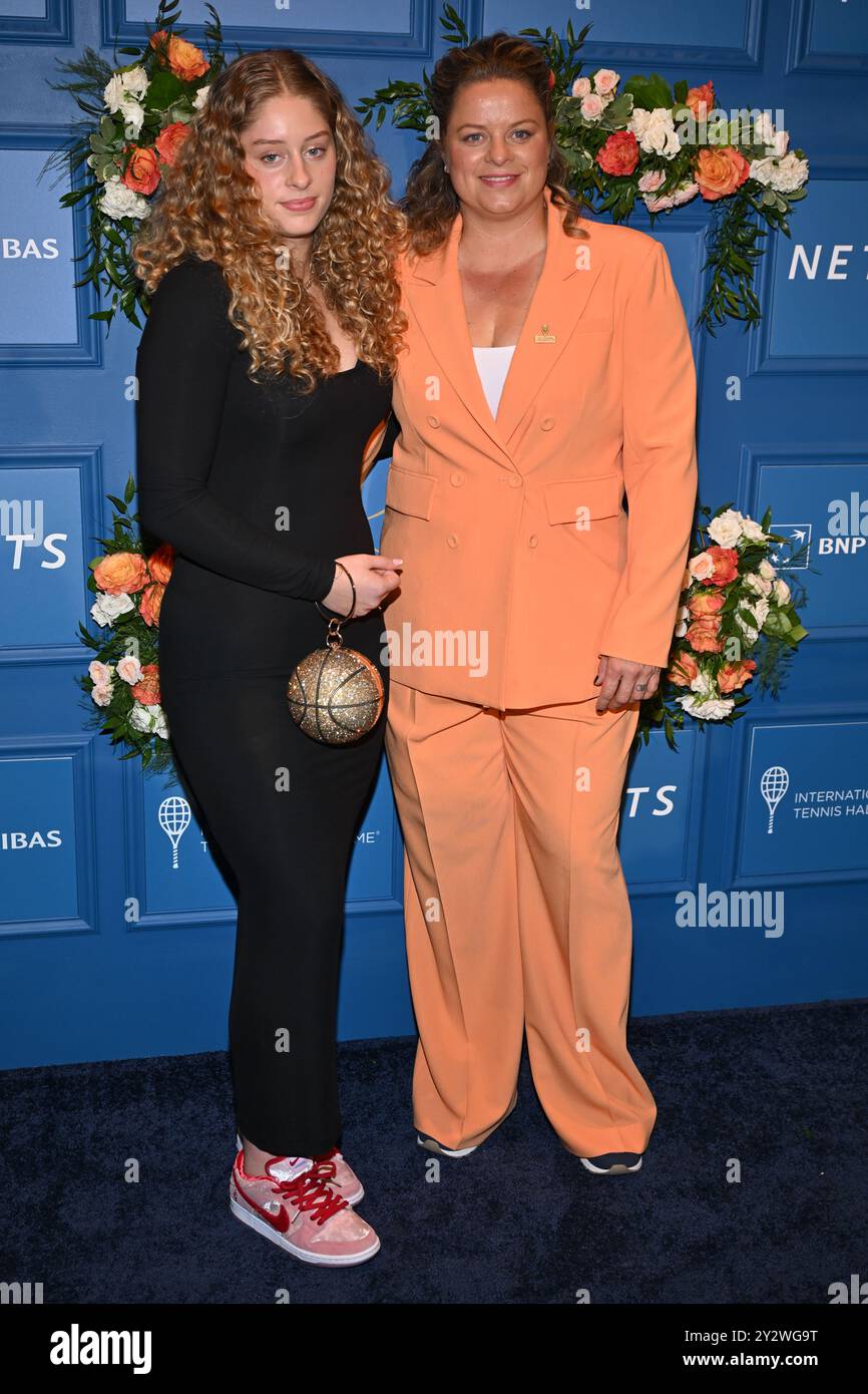 Jada Lynch and Kim Clijsters Stock Photo - Alamy