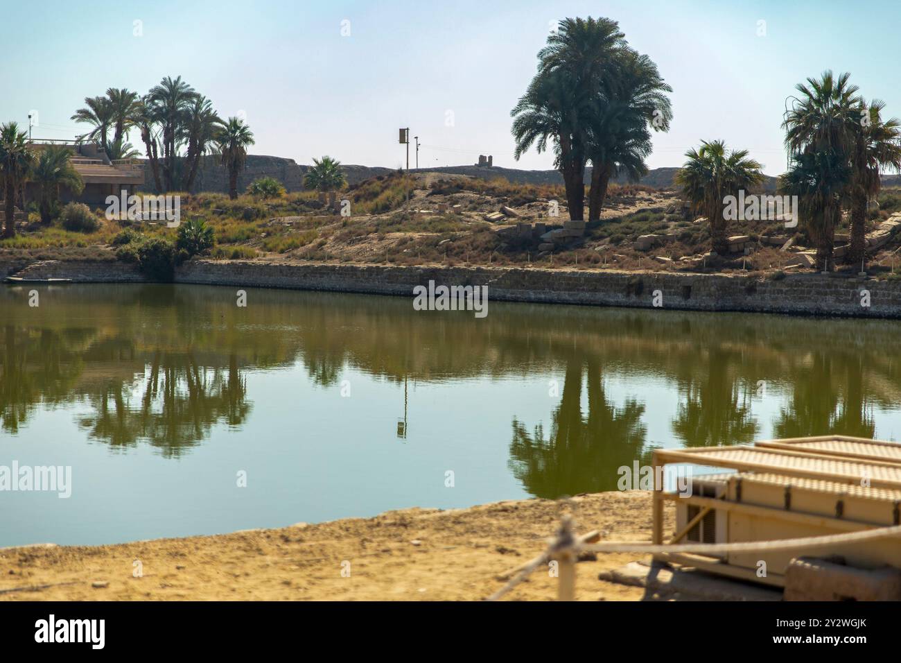 The Sacred Lake of Karnak is an oasis of tranquility in the heart of ...