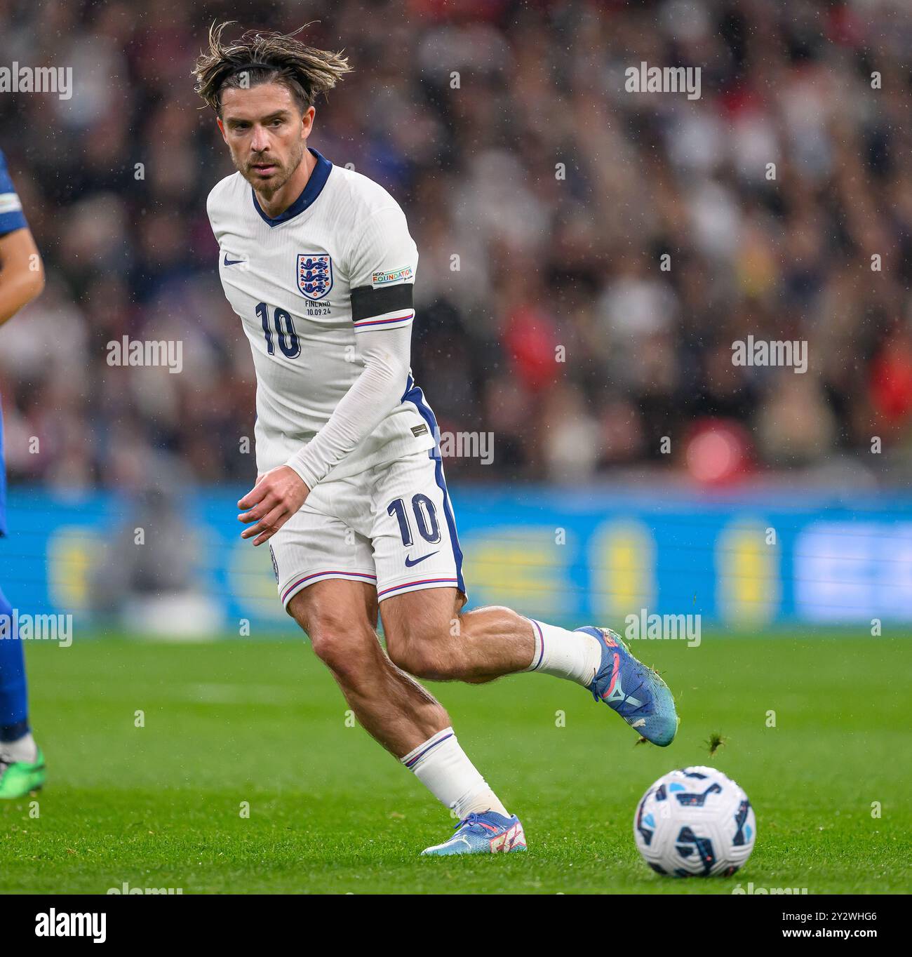 10 Sep 2024 - England v Finland - UEFA Nations League - Wembley. Jack ...