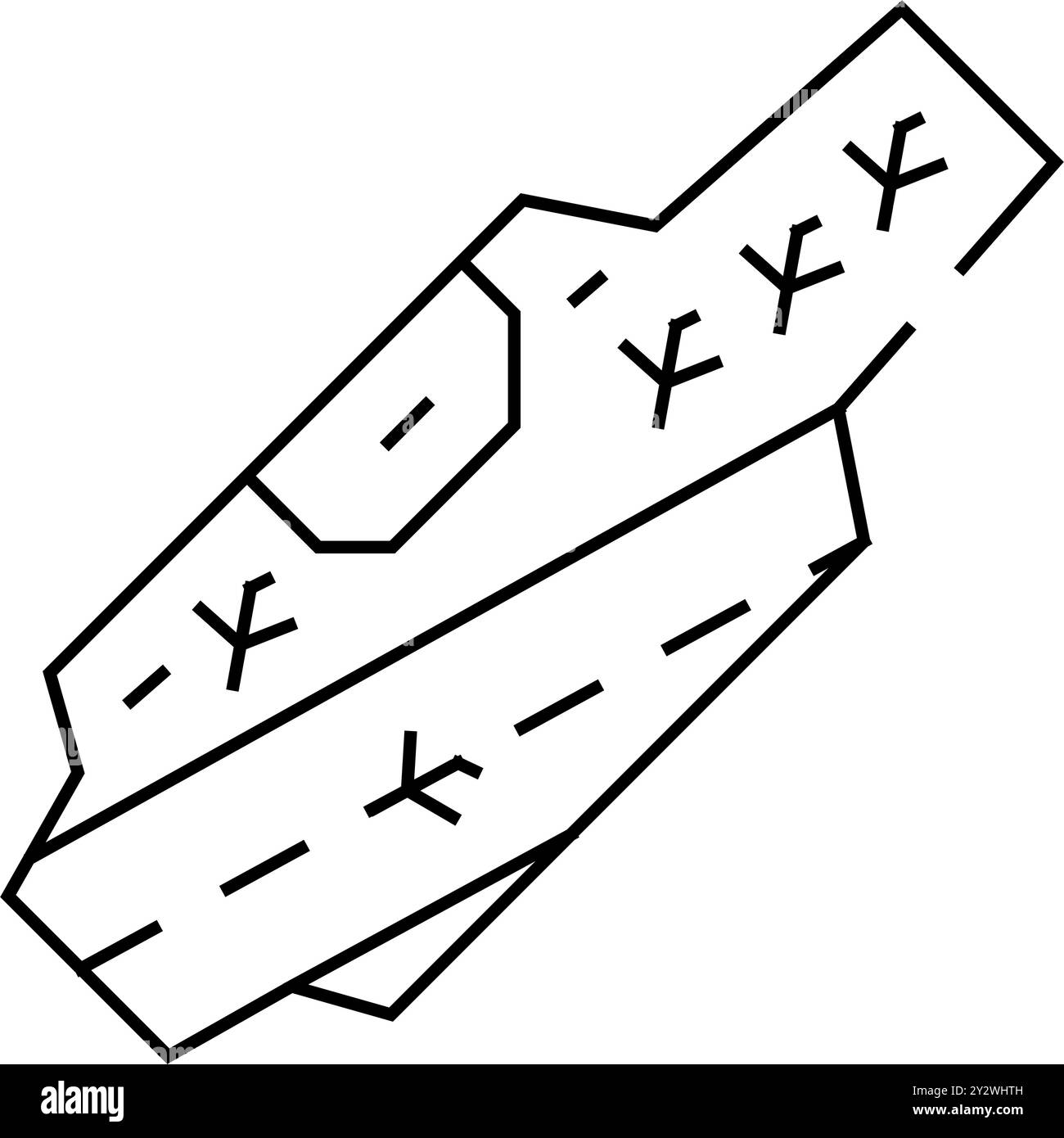 Aircraft Carrier Ship Line Icon Vector Illustration Stock Vector Image And Art Alamy