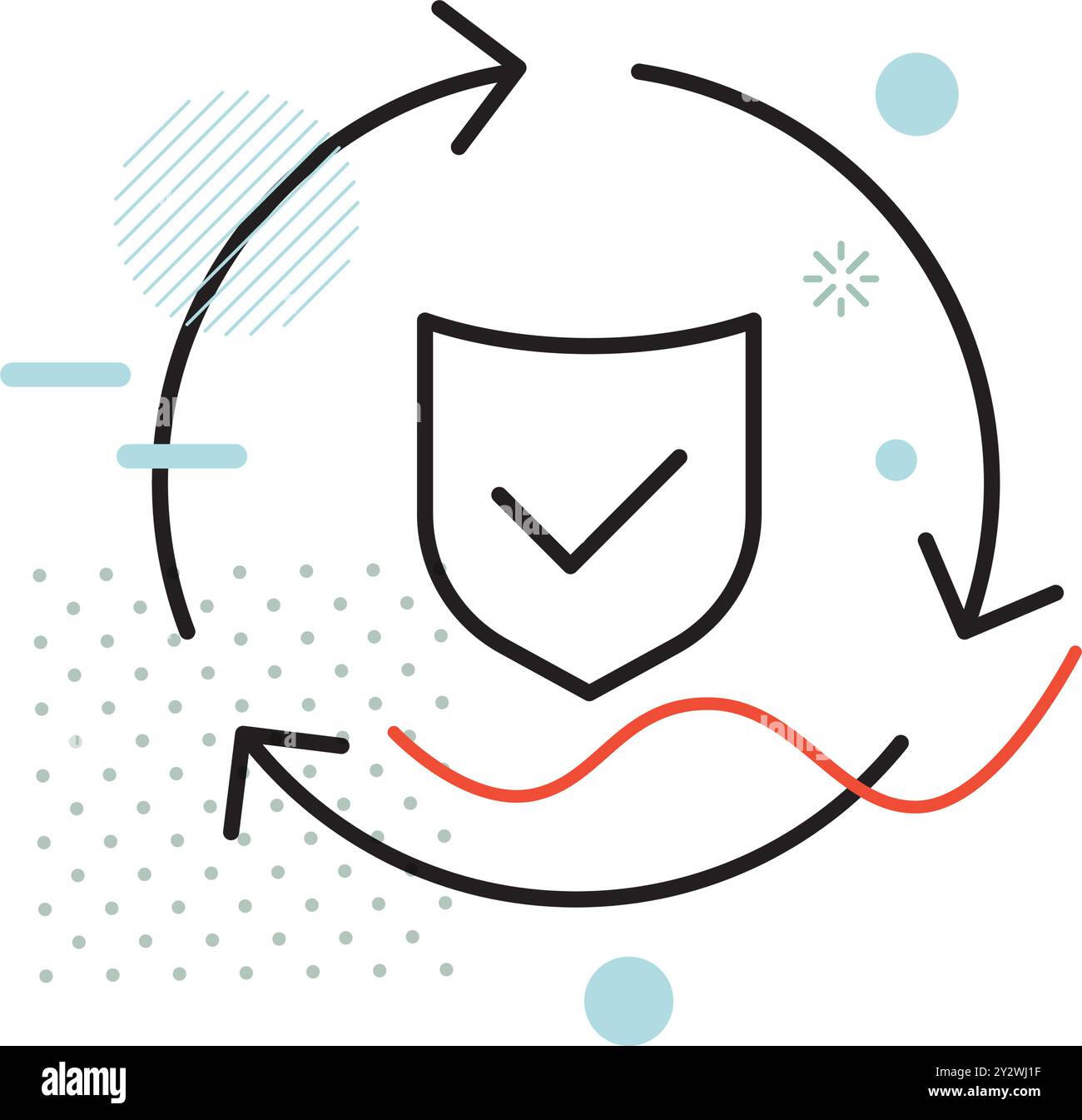 Comprehensive 360 Degree Security Stock Illustration As Eps 10 File Stock Vector Image And Art