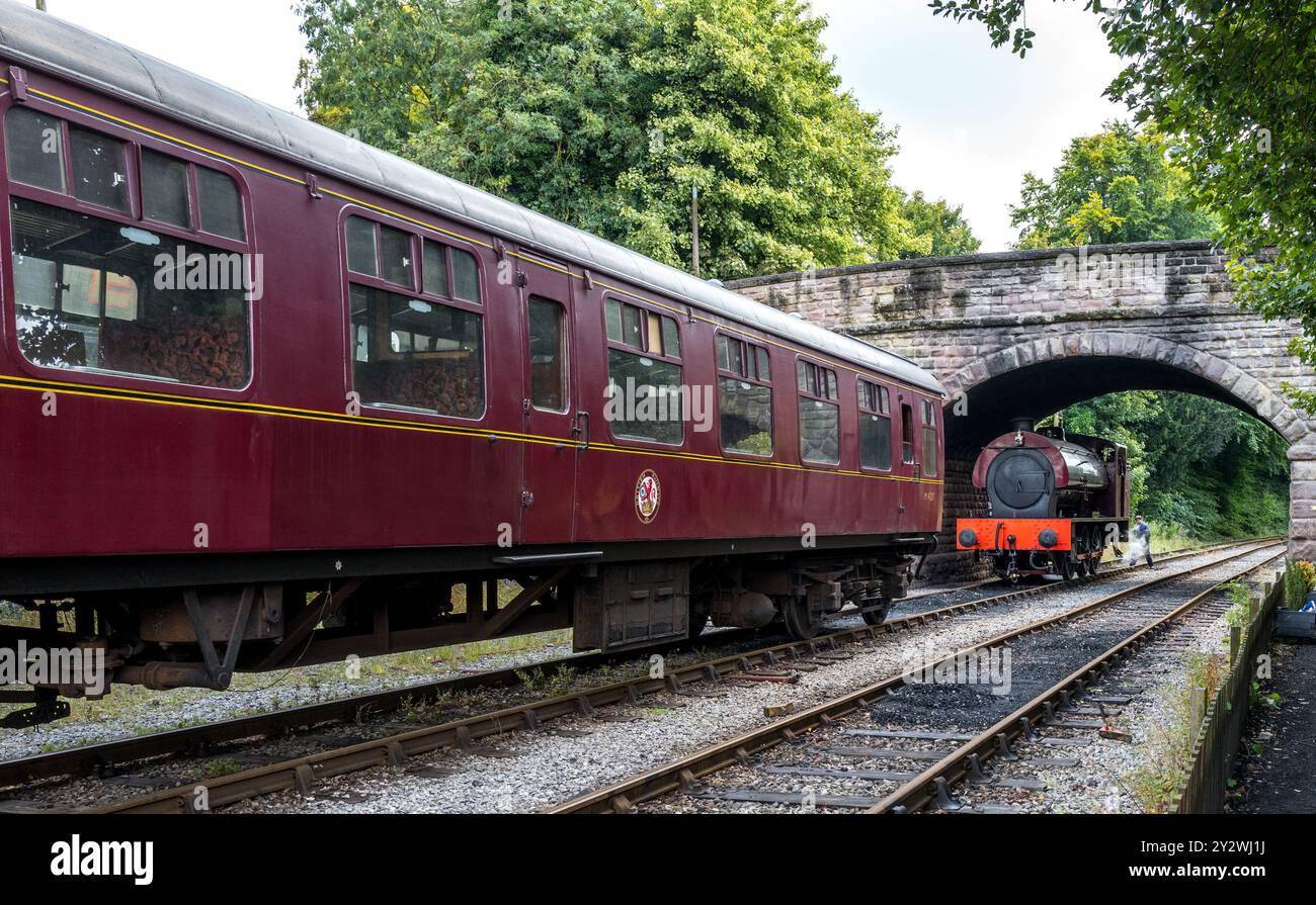 W Bagnall 0-6-0T: 68012 "The Duke", a preserved steam locomotive ...