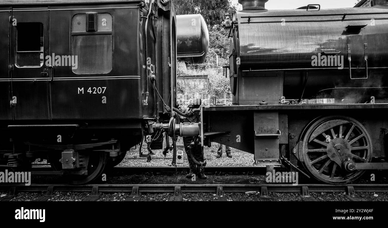 W Bagnall 0-6-0T: 68012 "The Duke", a preserved steam locomotive ...