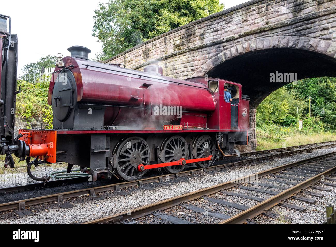 W Bagnall 0-6-0T: 68012 "The Duke", a preserved steam locomotive ...