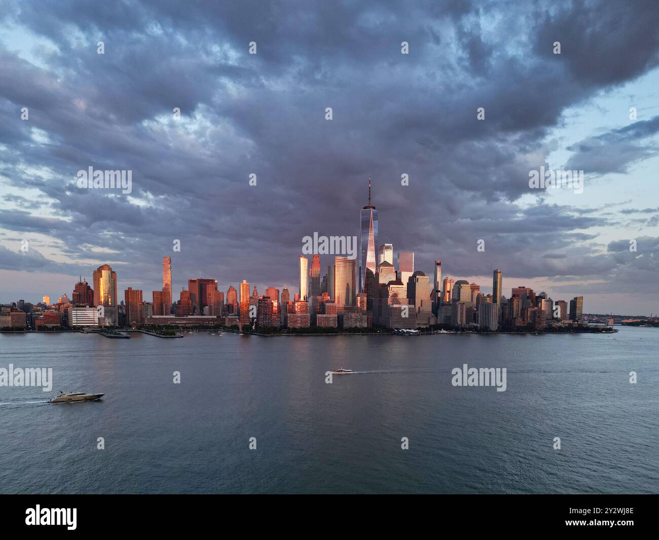 New York City top view. NYC aerial view, New York City Skyline with ...