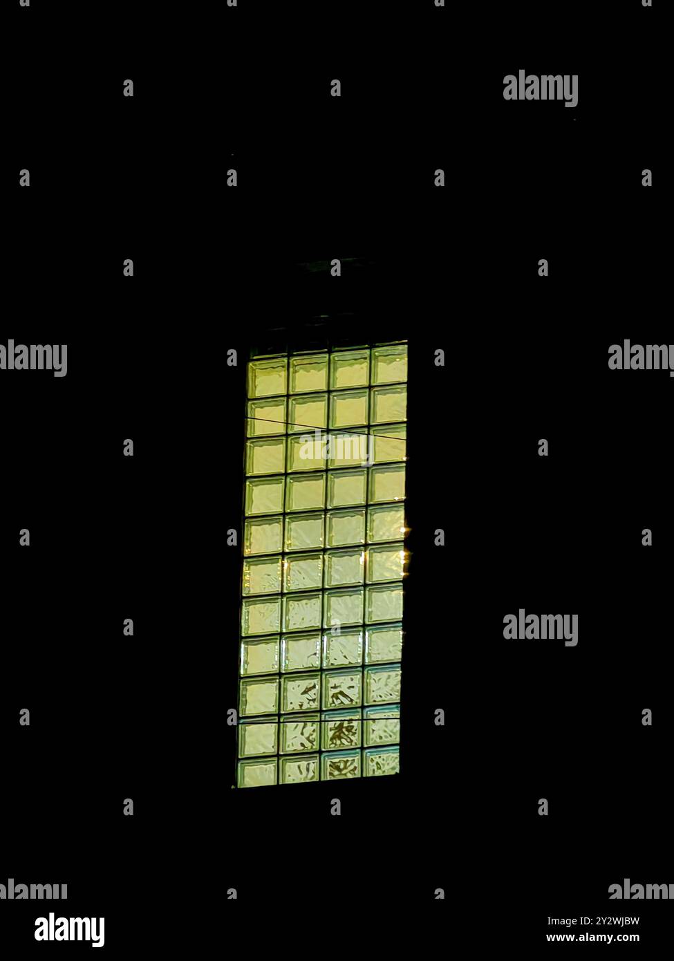 Rectangle Window Frame with Matte Finish: Light Reflection in Dark ...