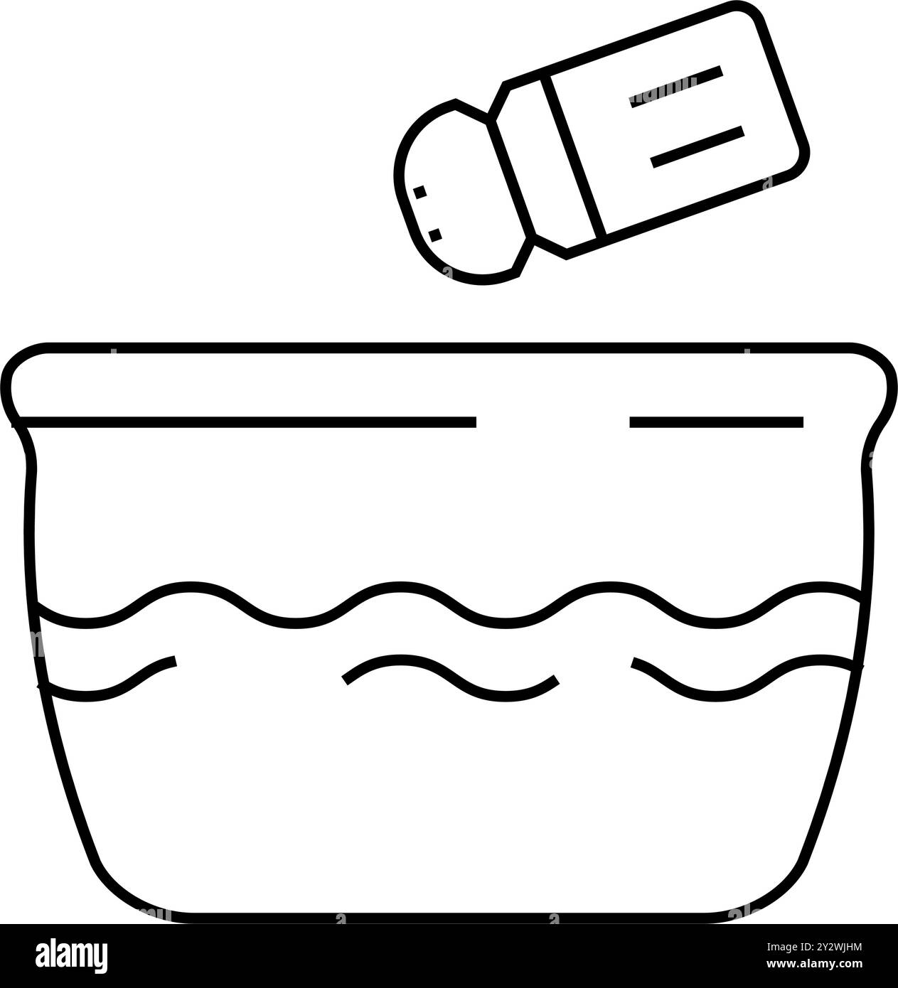 salt dumpling line icon vector illustration Stock Vector Image & Art ...