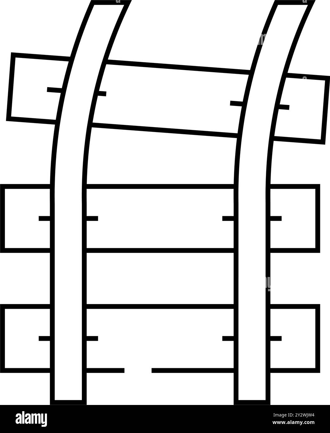 rail road line icon vector illustration Stock Vector Image & Art - Alamy