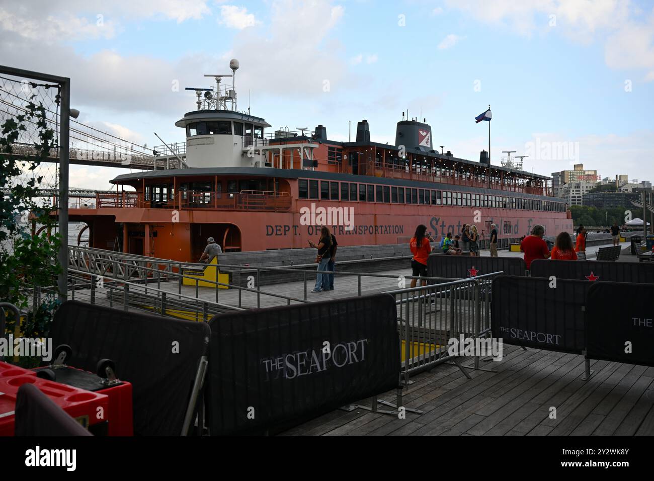 The decommissioned John F. Kennedy ferryboat, formerly operated for the ...