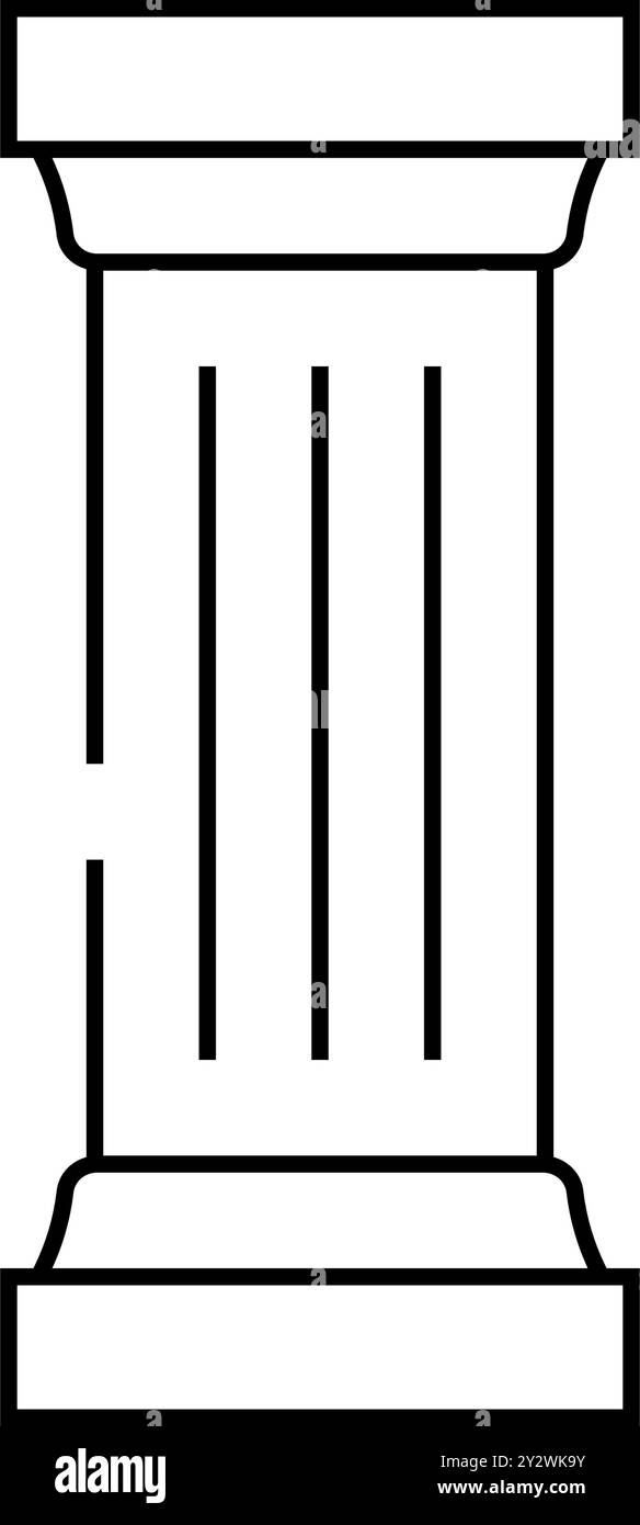 Line wooden posts Black and White Stock Photos & Images - Alamy