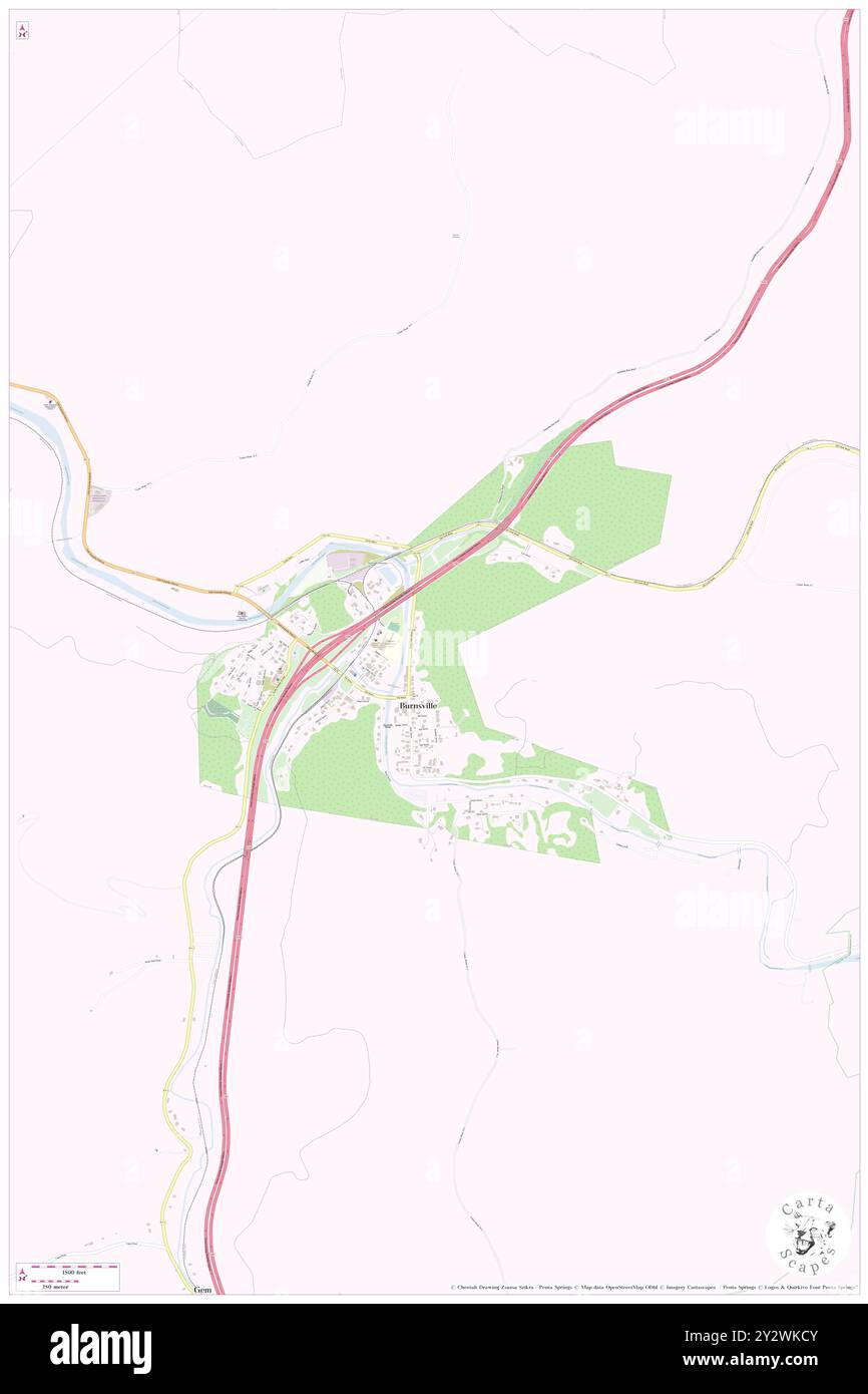 Bath virginia map hi-res stock photography and images - Alamy