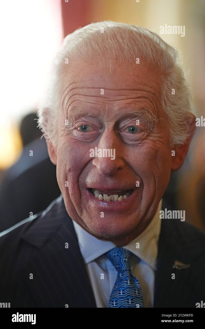 King Charles III meets New Zealand's Black Ferns rugby union team at ...