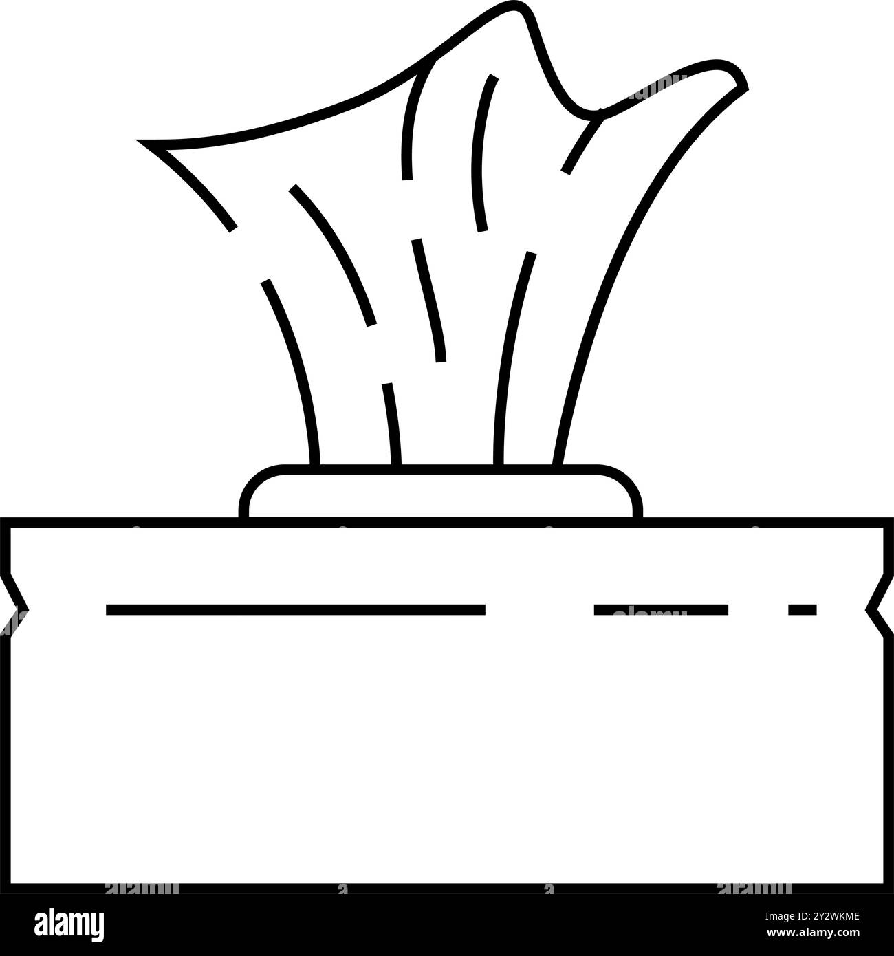 Soft tissue icon outline Black and White Stock Photos & Images - Alamy