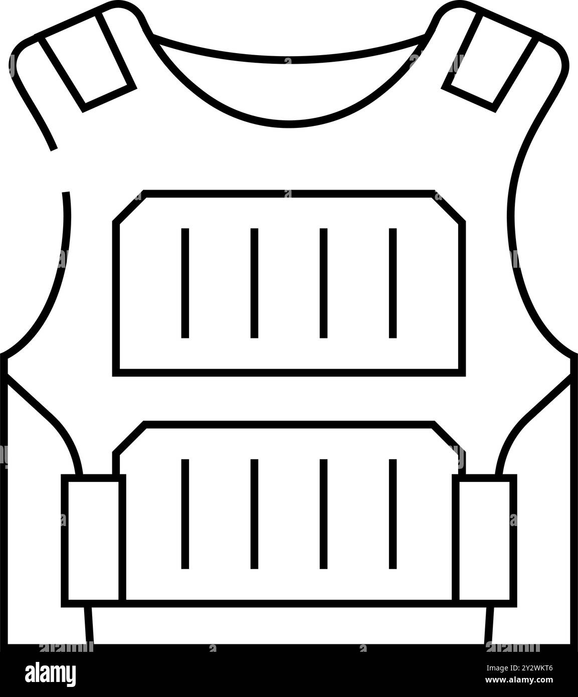 body armor line icon vector illustration Stock Vector Image & Art - Alamy