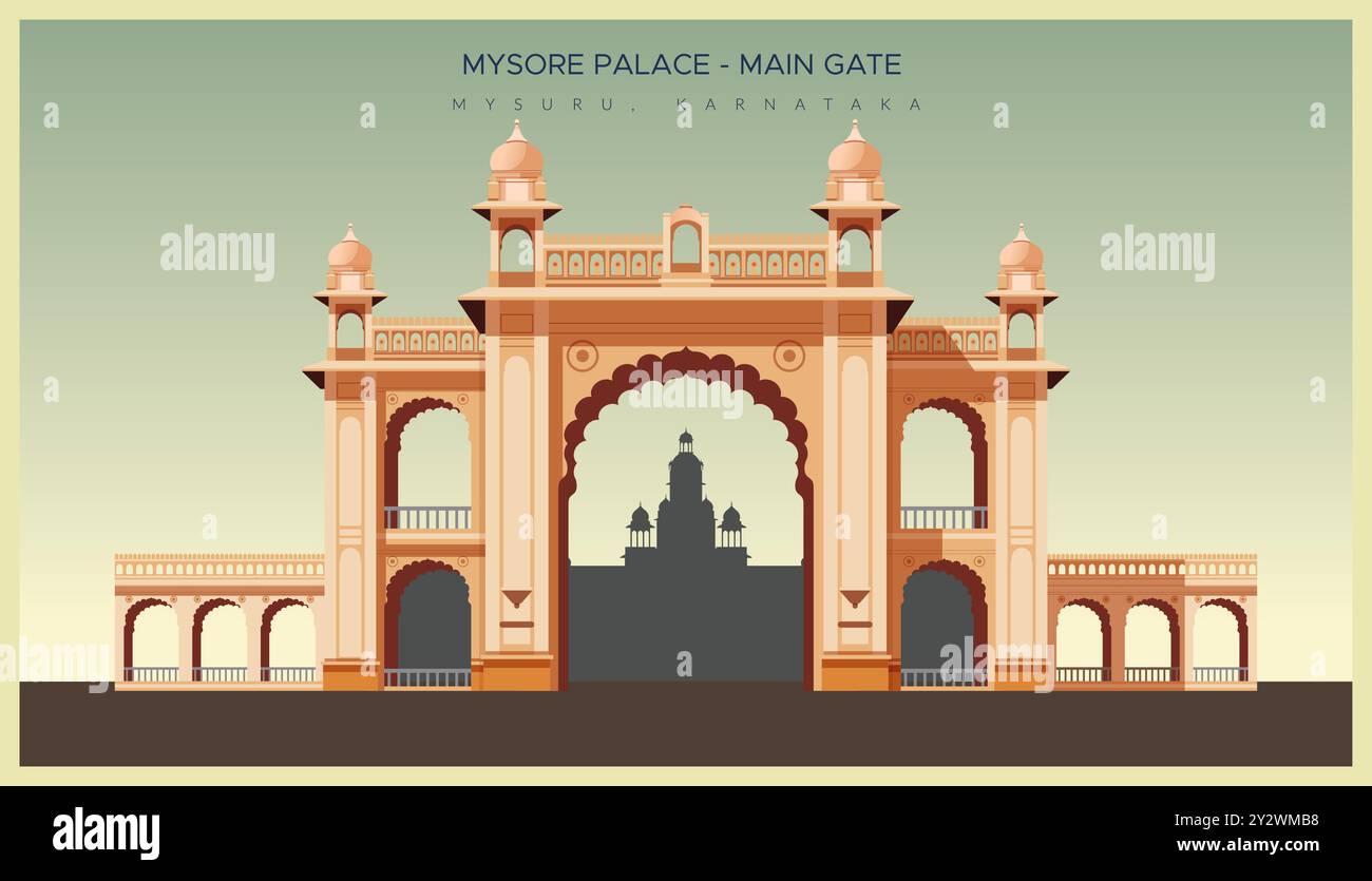 Entrance Gate to Mysore Palace - Amba Vilas Palace -Mysuru, Karnataka ...