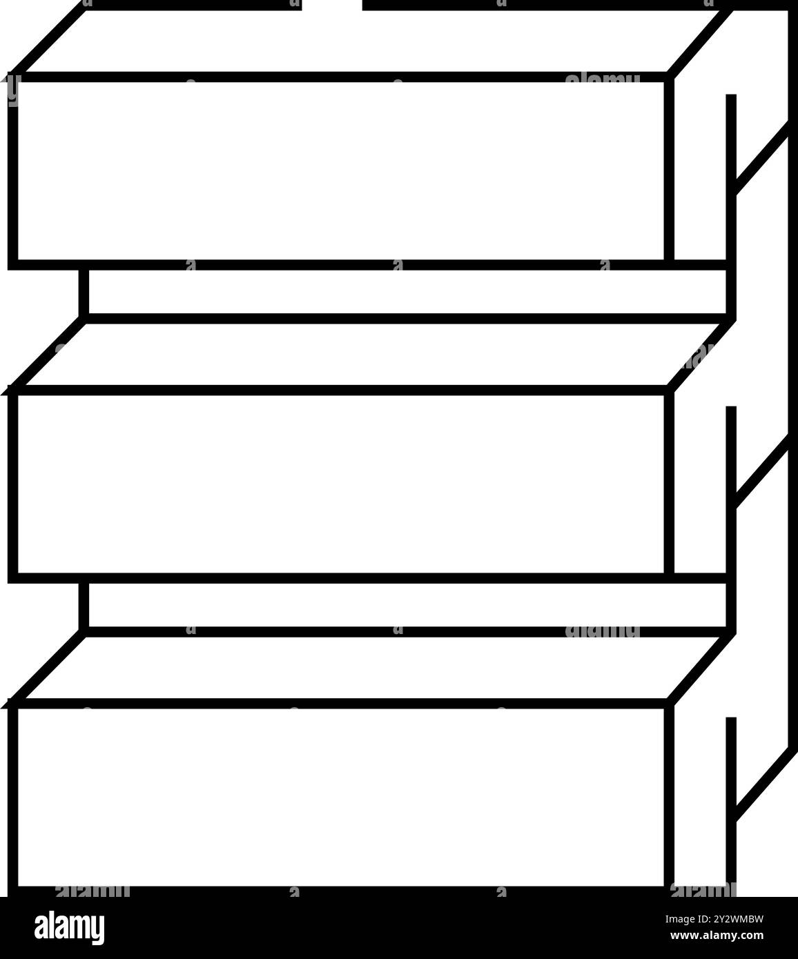 siding building material line icon vector illustration Stock Vector ...