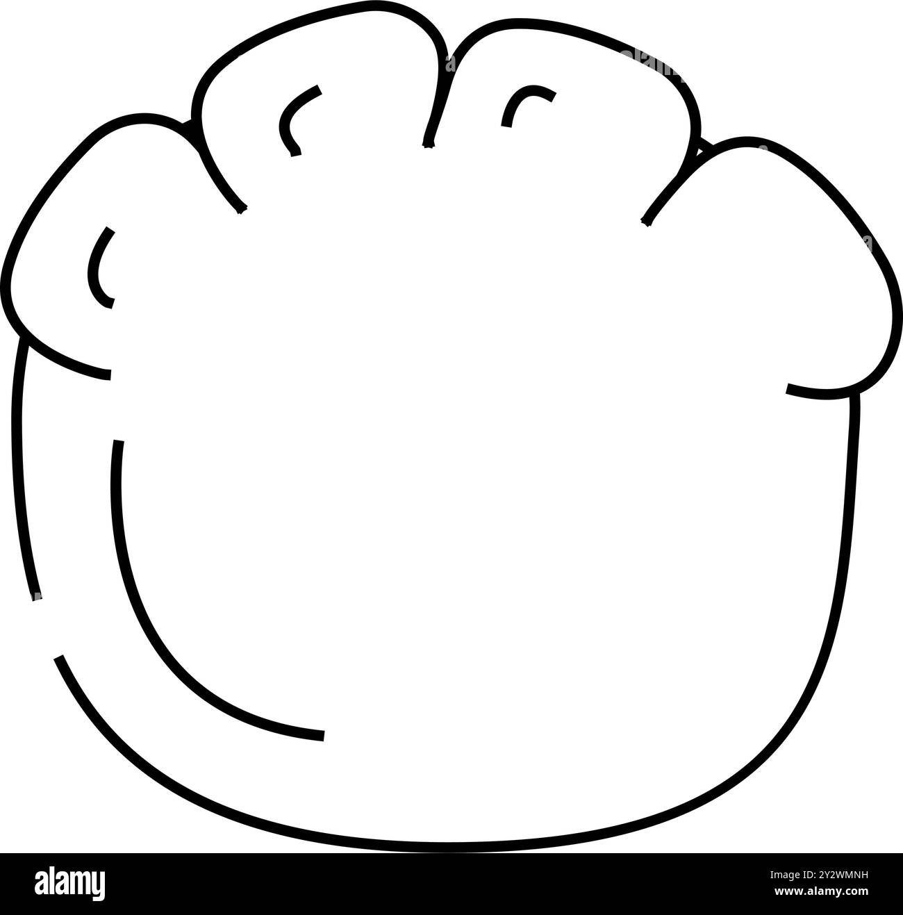 elephant animal hoof print line icon vector illustration Stock Vector ...