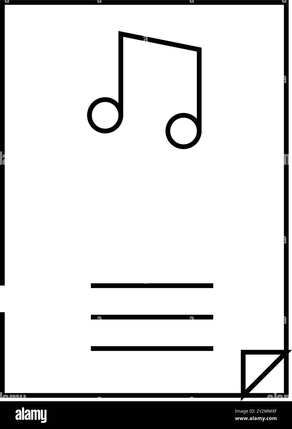 classical music line icon vector illustration Stock Vector Image & Art ...