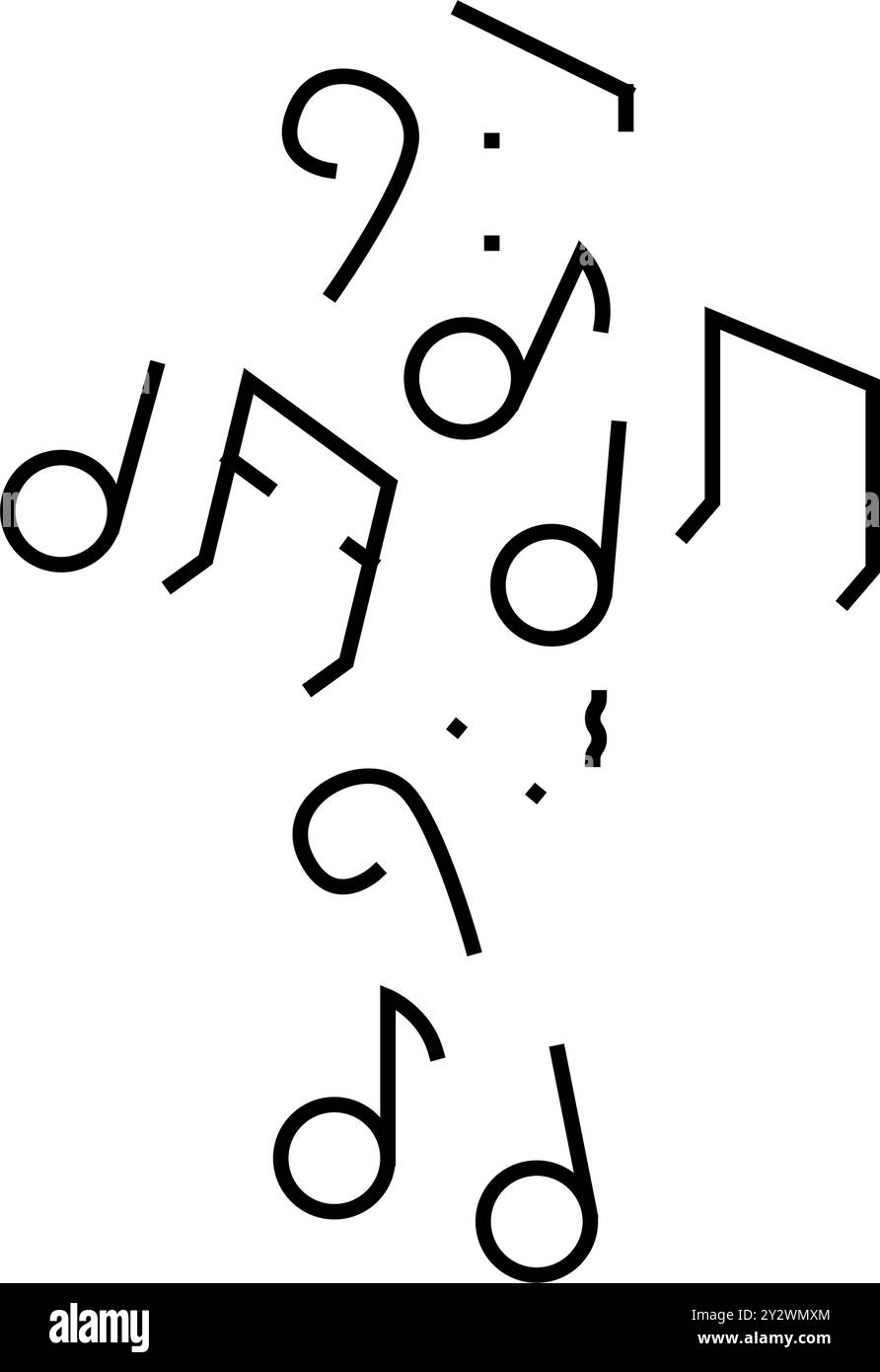 christian music line icon vector illustration Stock Vector Image & Art ...