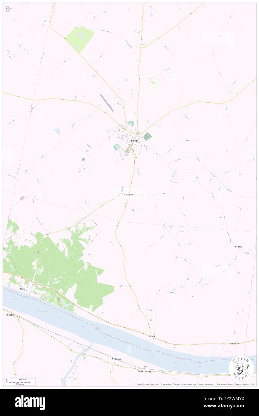 Stringtown, Clermont County, US, United States, Ohio, N 38 49' 20'', S ...