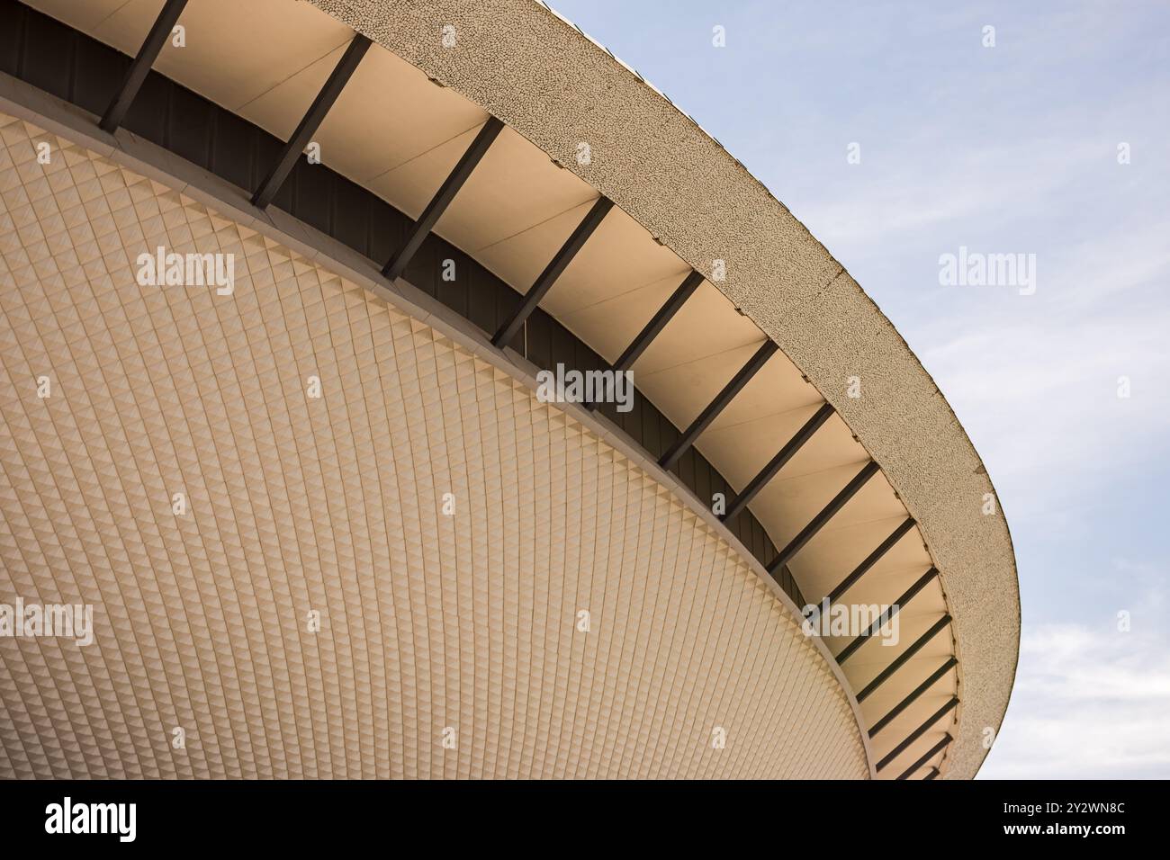 Part of the Spodek, Timeless Modern Music Sport Arena building in ...