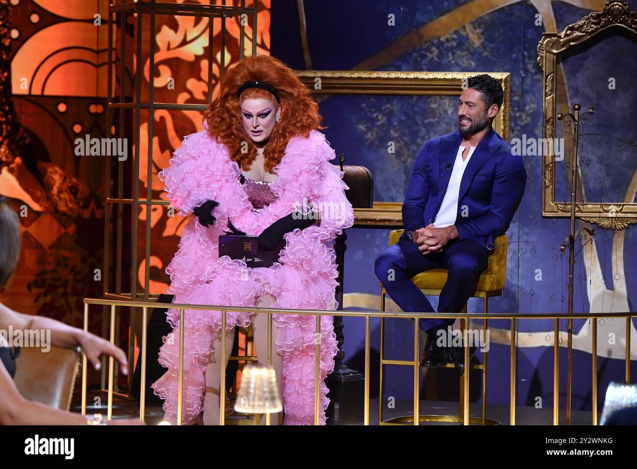 Rome: Rai Studios ex Dear. Transmission Ciao Maschio. In the photo ...