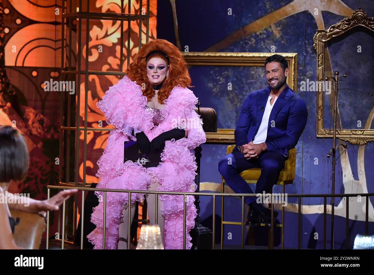 Rome: Rai Studios ex Dear. Transmission Ciao Maschio. In the photo ...