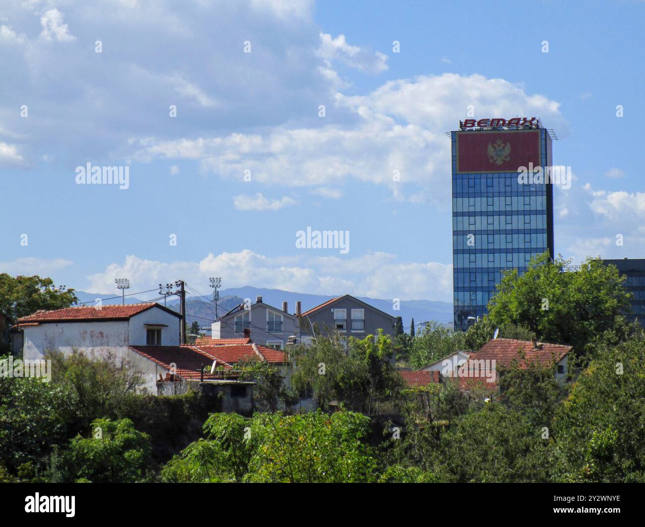 A view of Podgorica on the 7th September 2024 Stock Photo - Alamy
