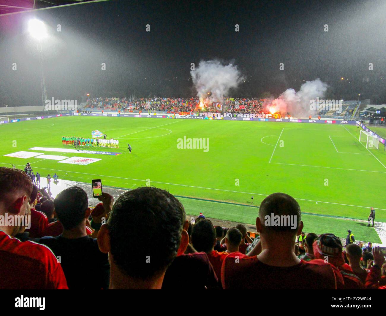 Montenegro v Wales at City Stadium Niksic on the 9th September 2024 ...