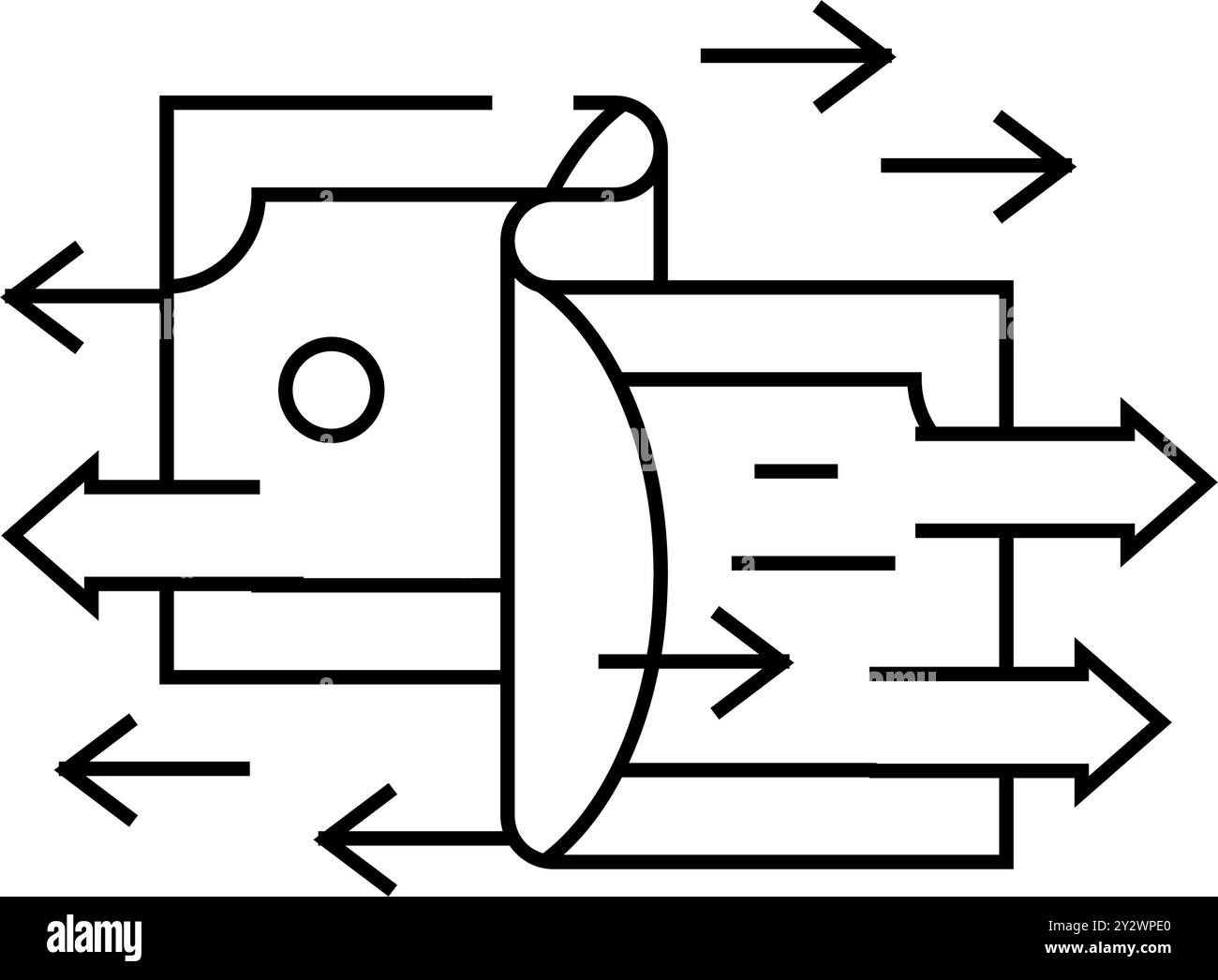 transfer money line icon vector illustration Stock Vector Image & Art ...