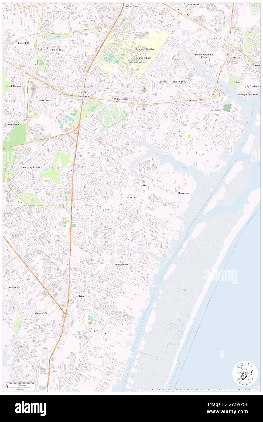 New hanover county map Cut Out Stock Images & Pictures - Alamy