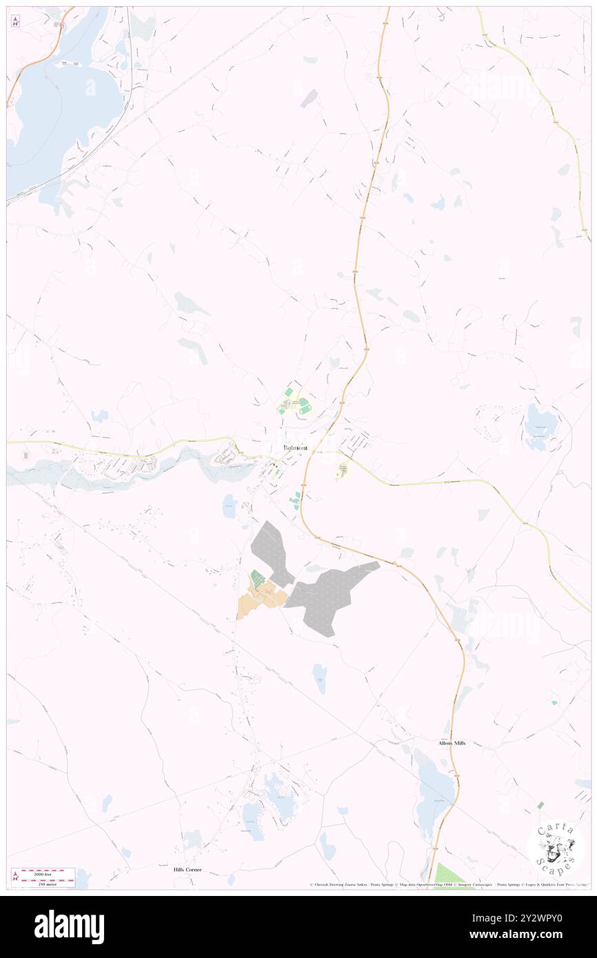 Belknap new hampshire map Cut Out Stock Images & Pictures - Alamy