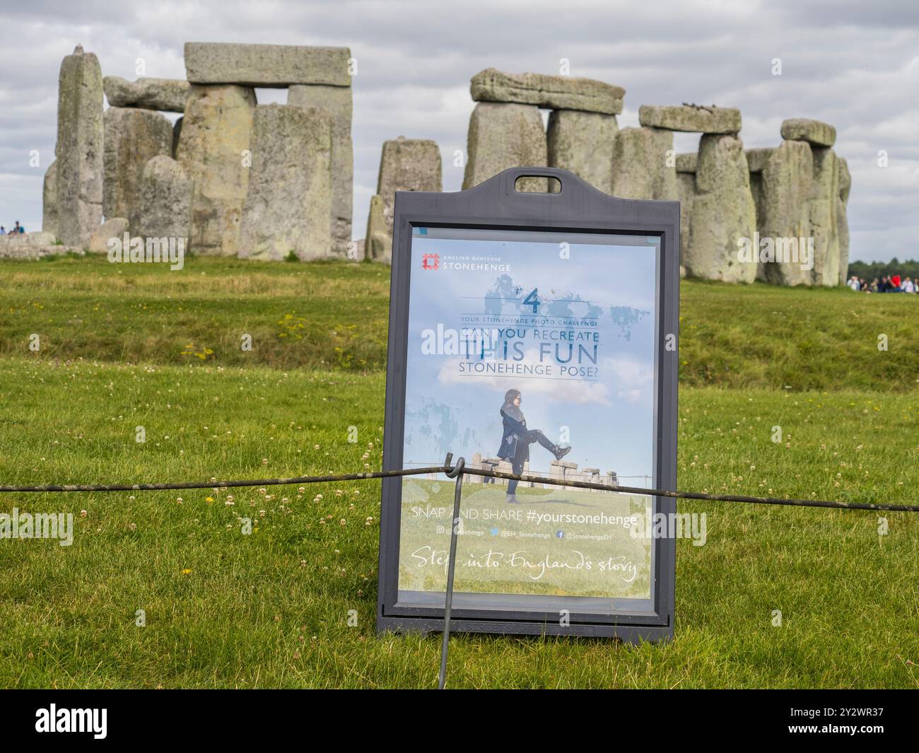 Marketing Sign Suggesting that people step on Stonehenge, as "Fun ...