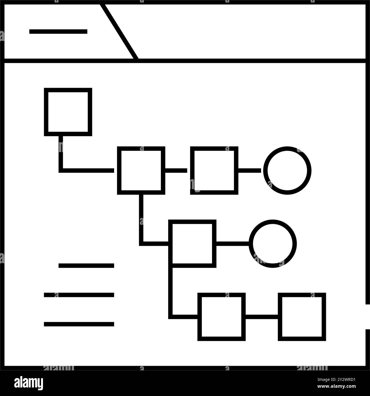 exploratory data analysis line icon vector illustration Stock Vector ...