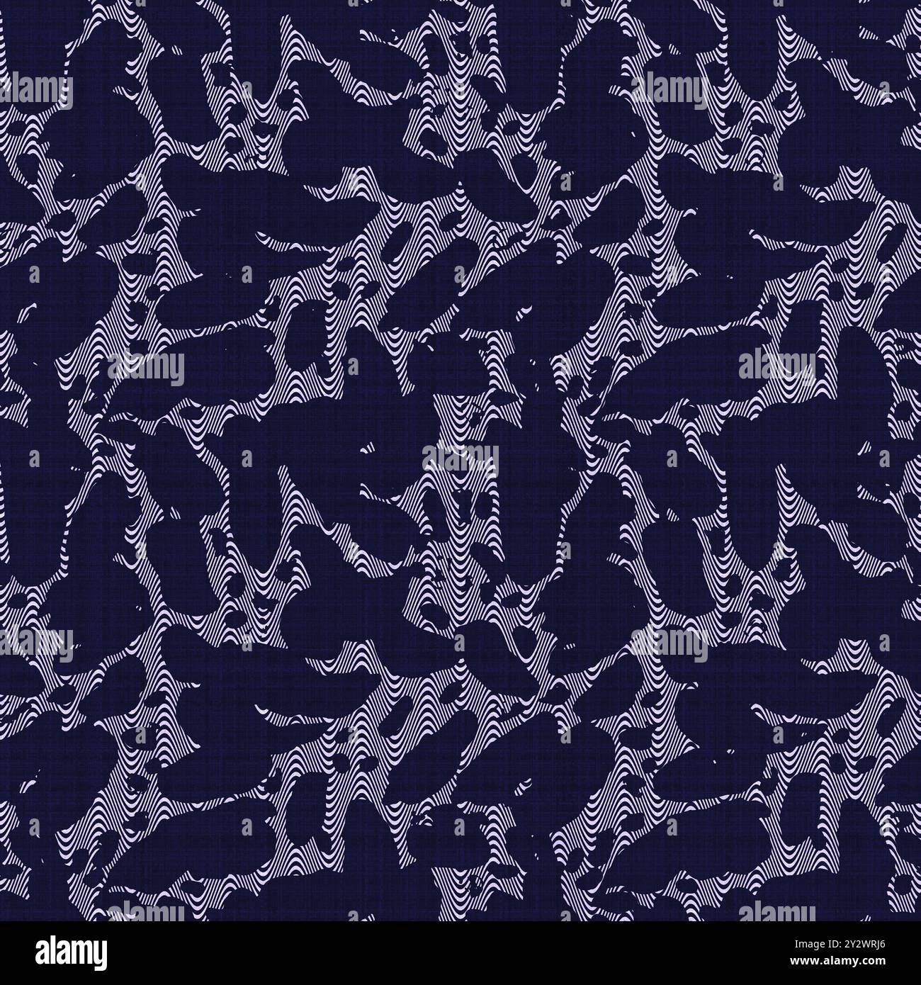 Dark purple camouflage flecked effect abstract seamless pattern ...