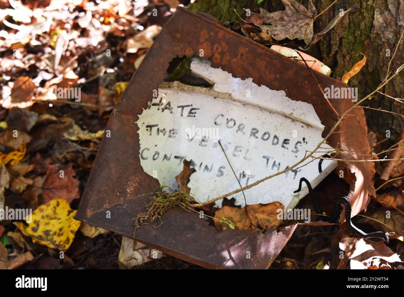 "Hate corrodes the vessel that contains it." -- Sharpie quote art at ...