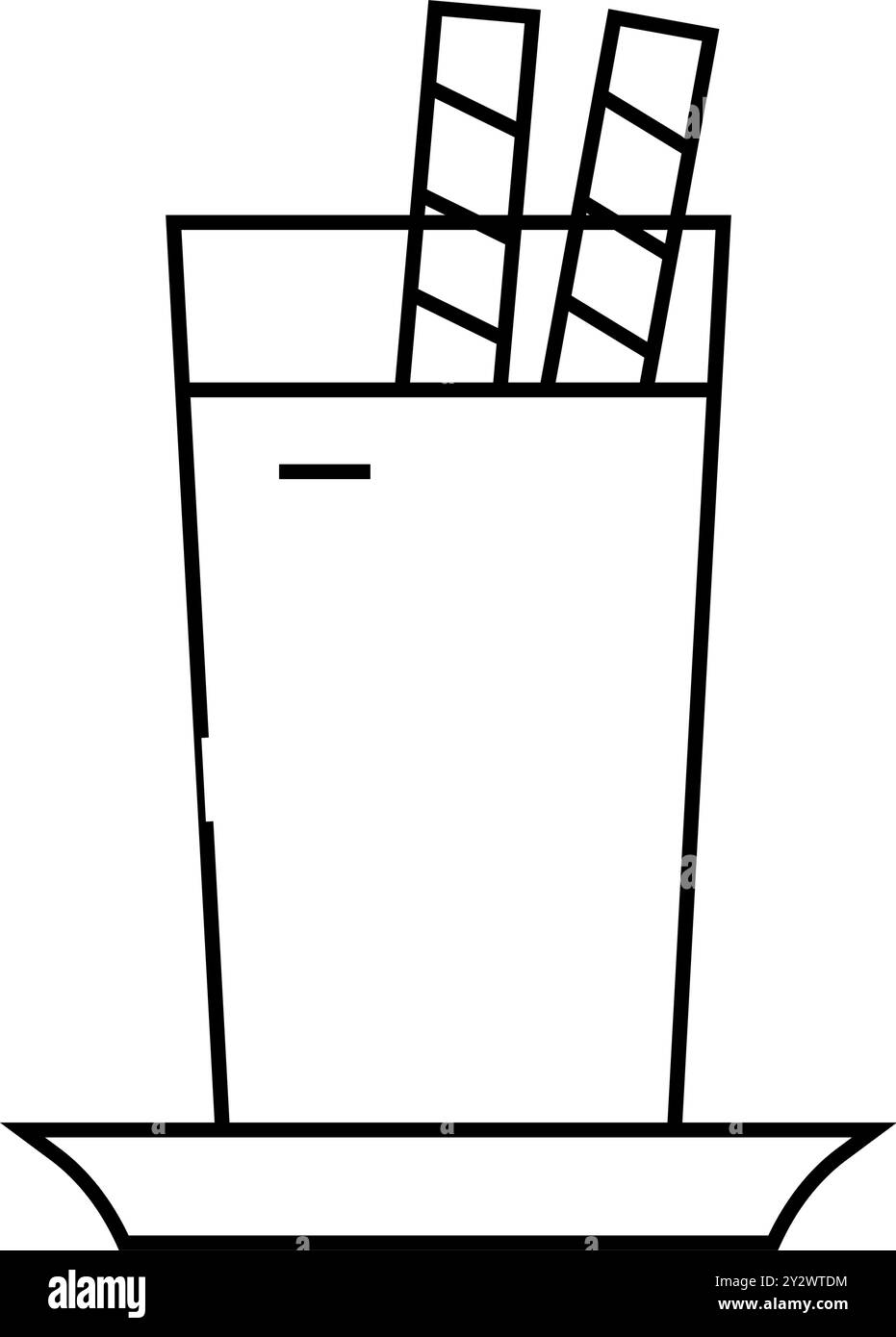 milk chocolate line icon vector illustration Stock Vector Image & Art ...