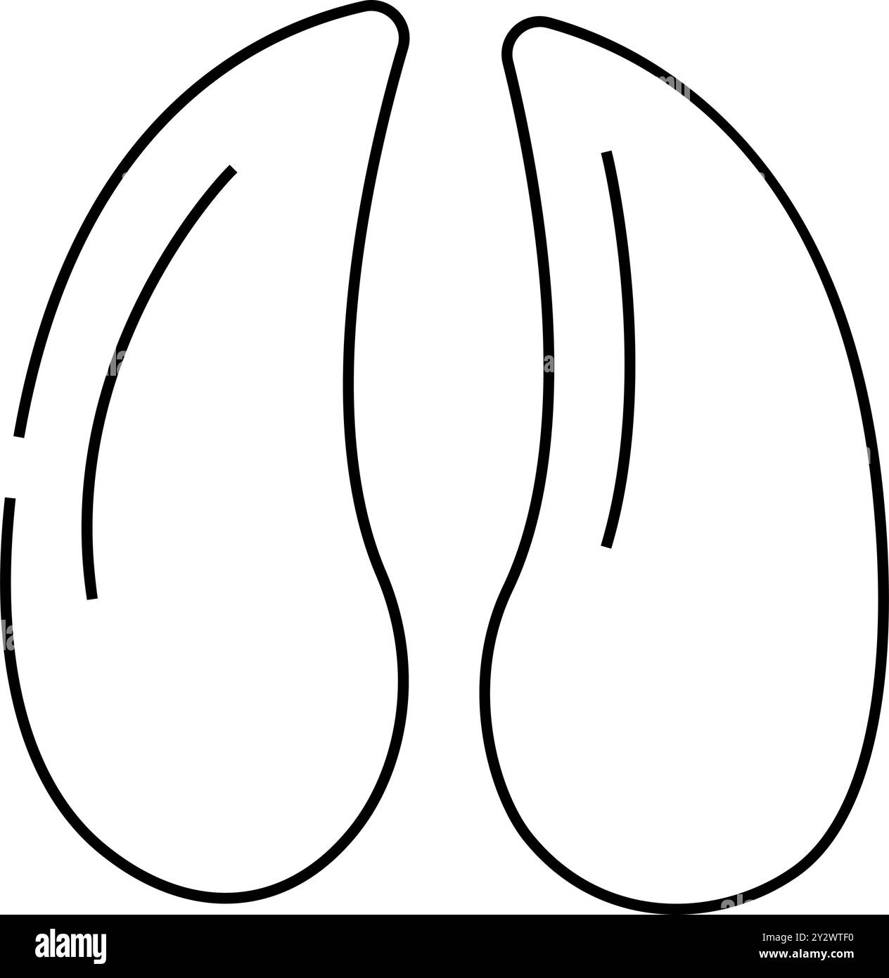 sheep farm animal hoof print line icon vector illustration Stock Vector ...