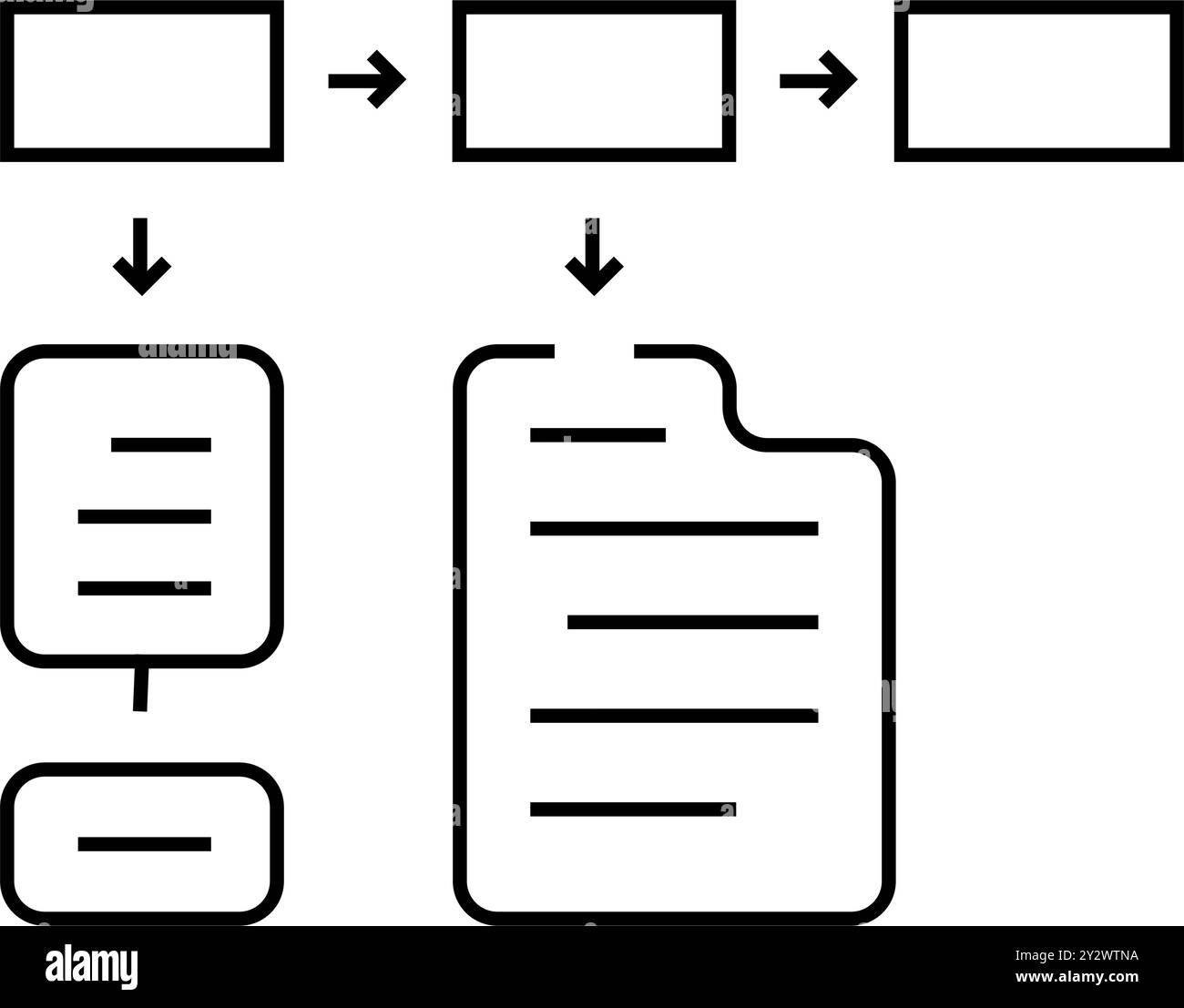 learning structure line icon vector illustration Stock Vector Image ...