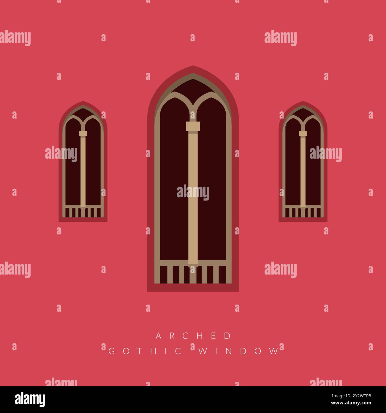 Medieval arch Stock Vector Images - Alamy