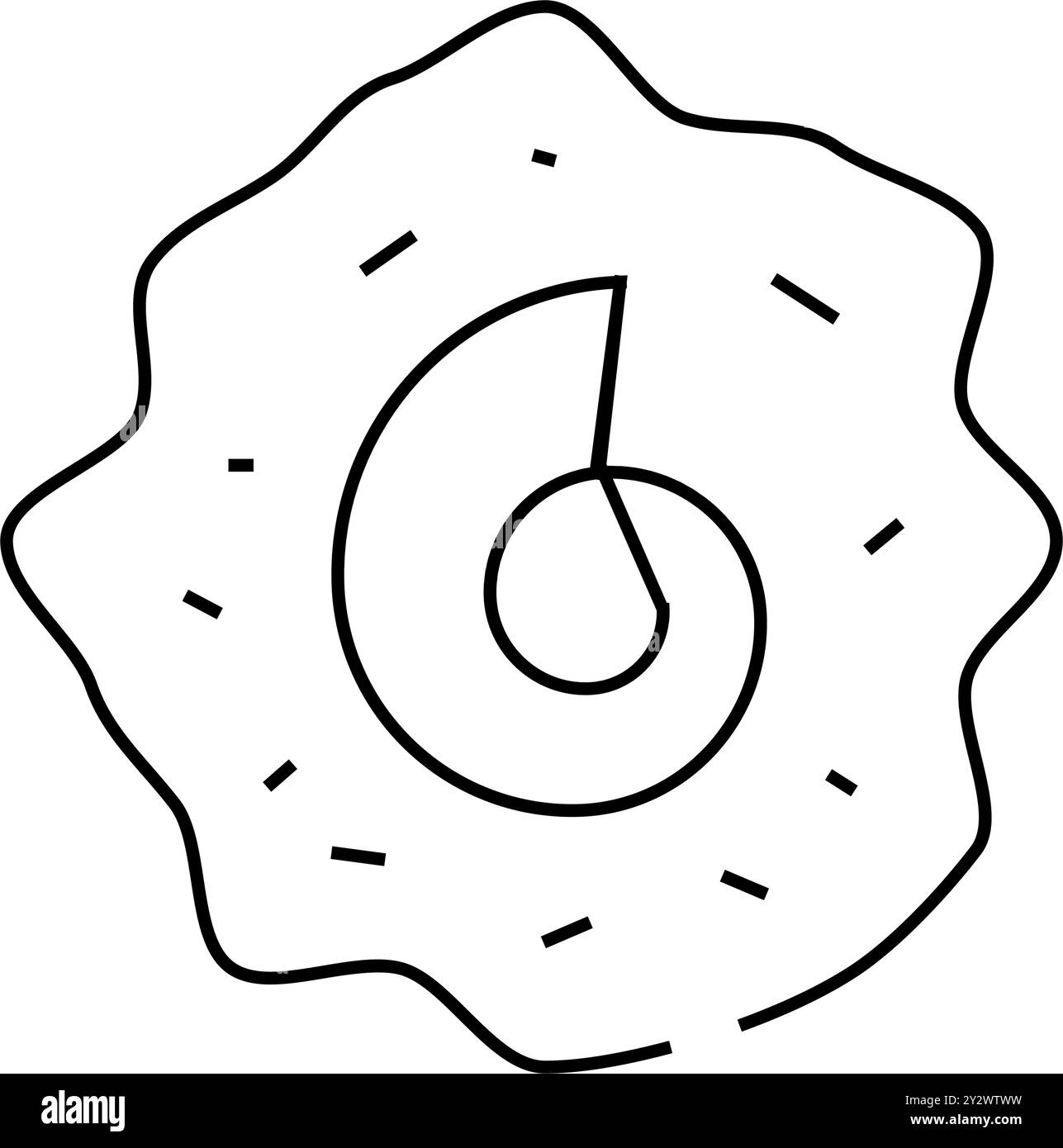 natural science lesson line icon vector illustration Stock Vector Image ...