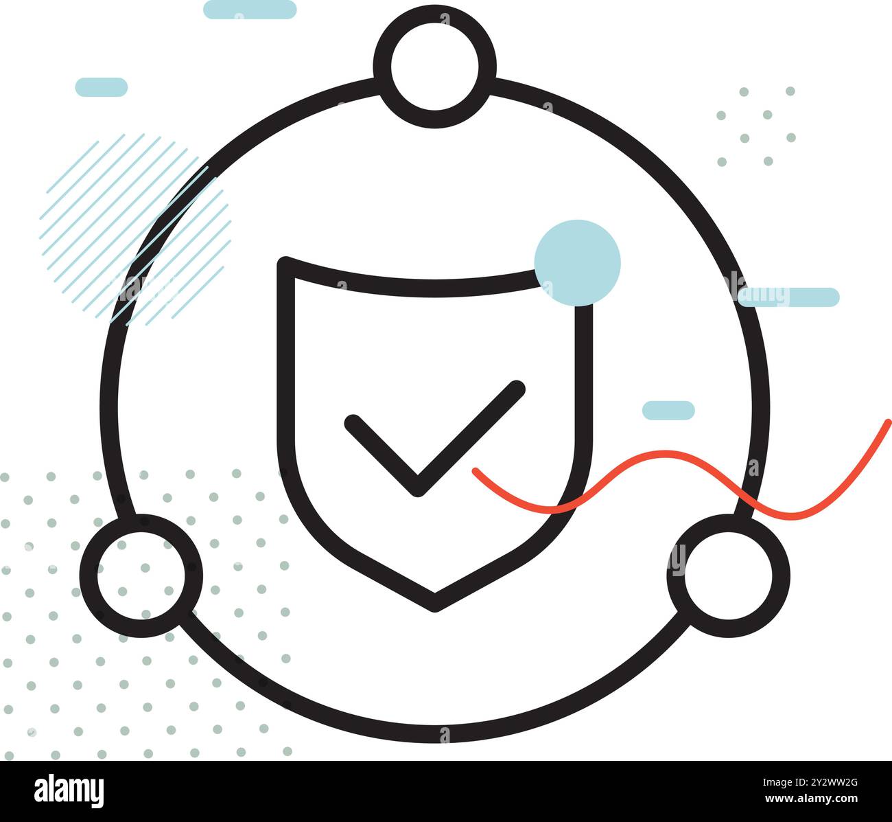Security file protect Stock Vector Images - Alamy