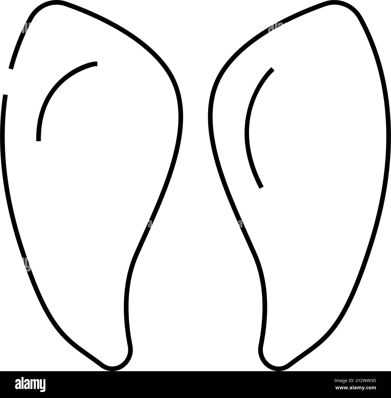 Cow foot print Cut Out Stock Images & Pictures - Alamy