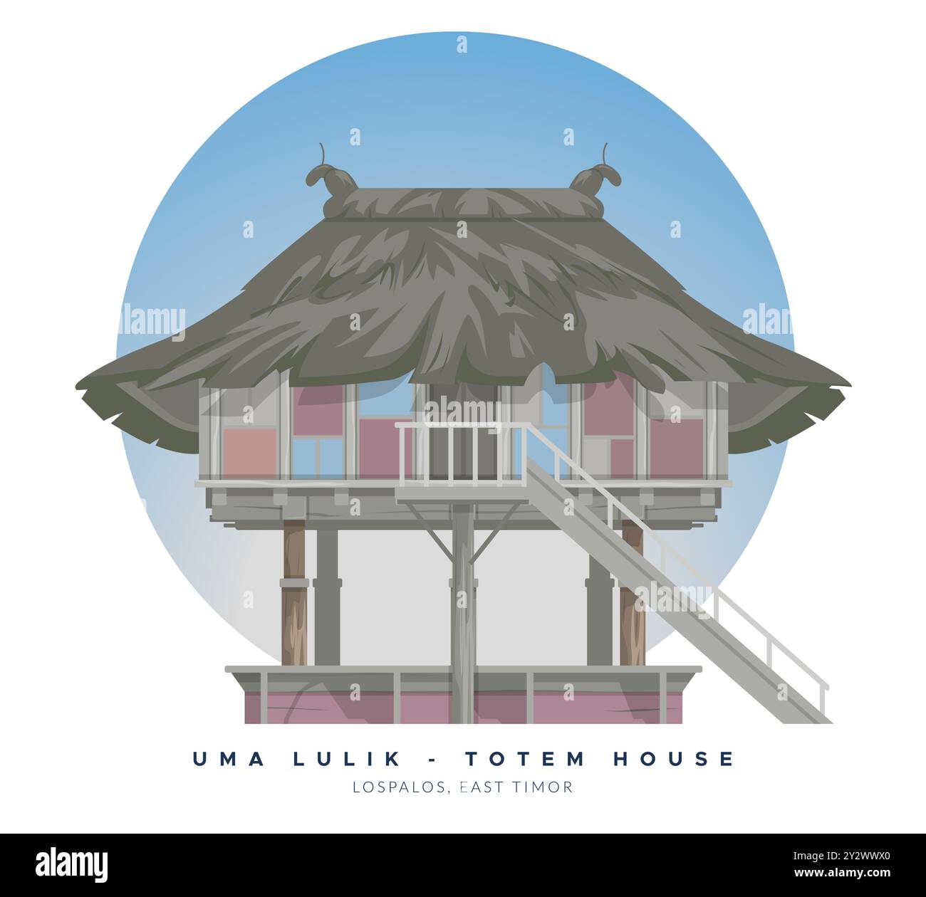 Stilt house Cut Out Stock Images & Pictures - Alamy