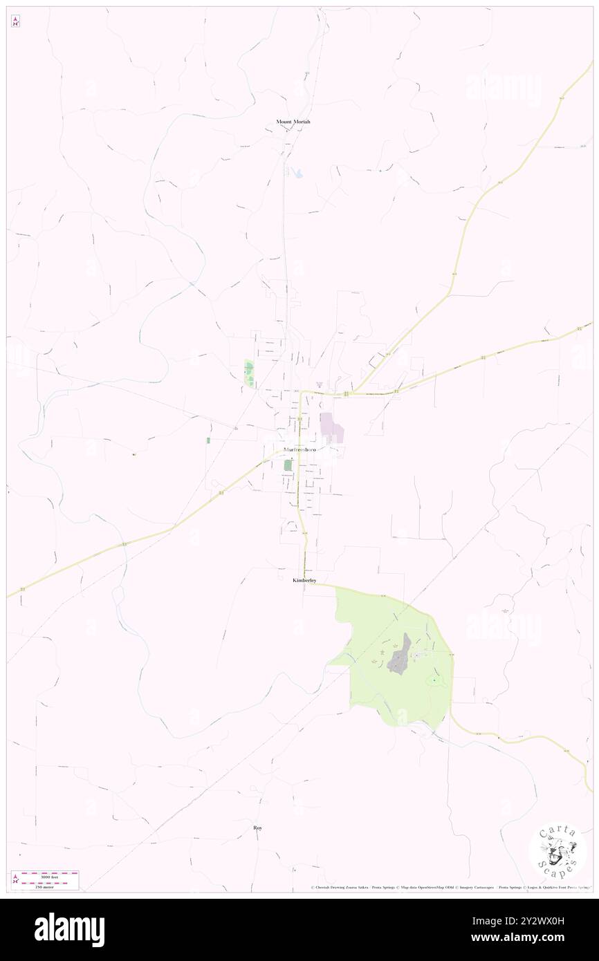 Murfreesboro map Cut Out Stock Images & Pictures - Alamy