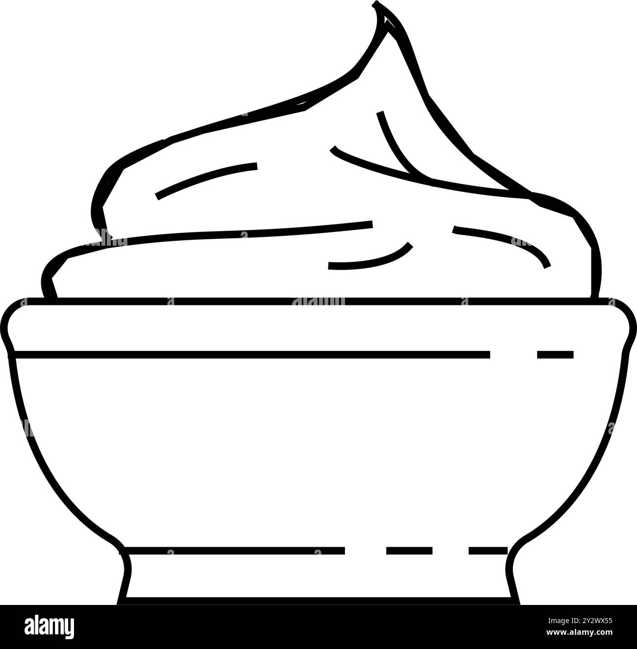 cream cheese line icon vector illustration Stock Vector Image & Art - Alamy