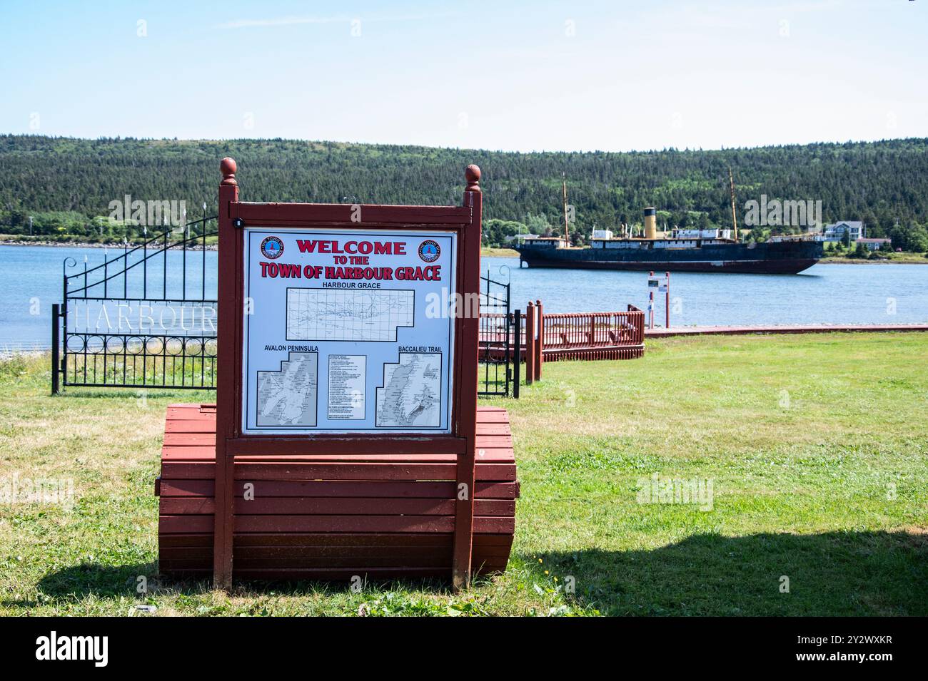 Welcome to the town of Harbour Grace sign in Newfoundland & Labrador ...