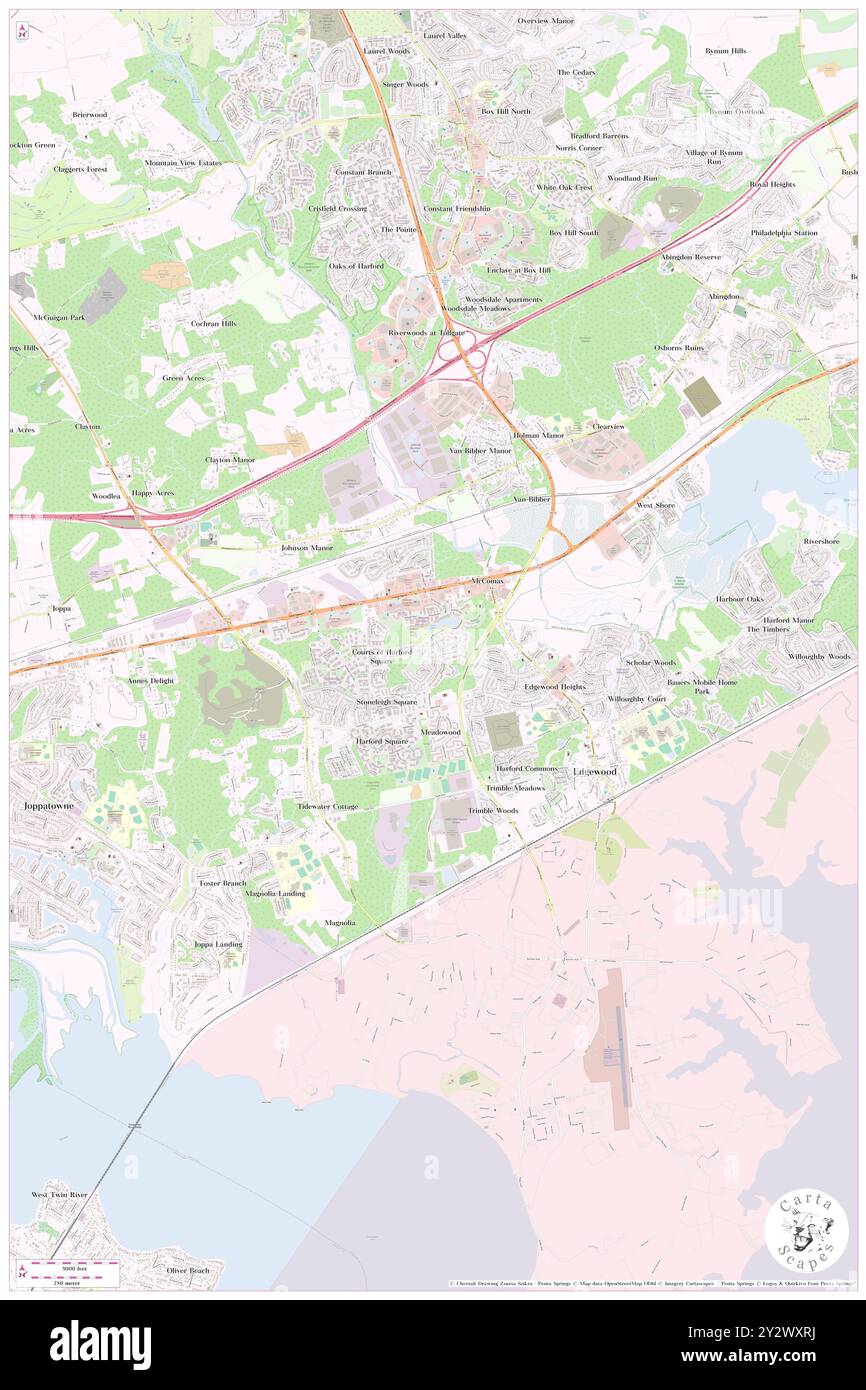 Edgewater Village, Harford County, US, United States, Maryland, N 39 25 ...