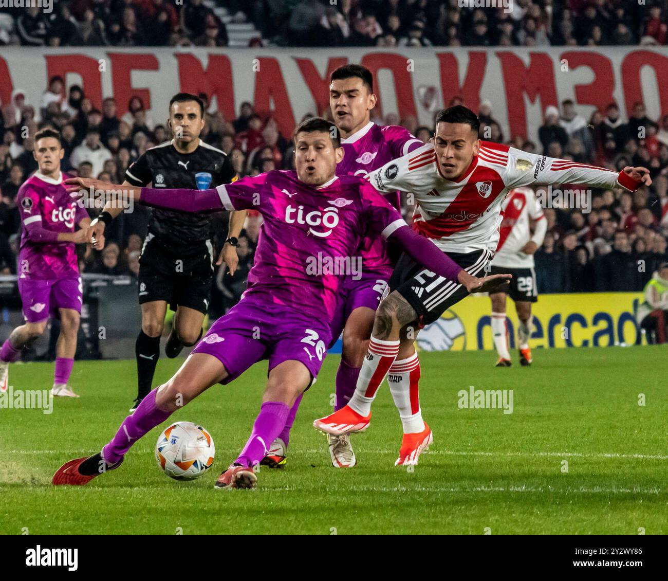 The River Plate Atlético Club competes in the Conmebol Libertadores Cup ...