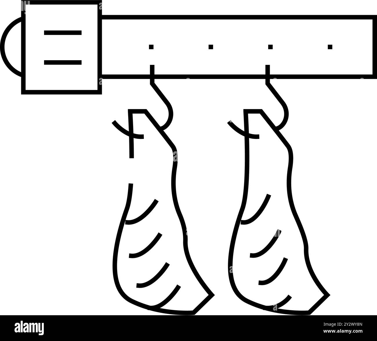 carcass conveyor line icon vector illustration Stock Vector Image & Art ...